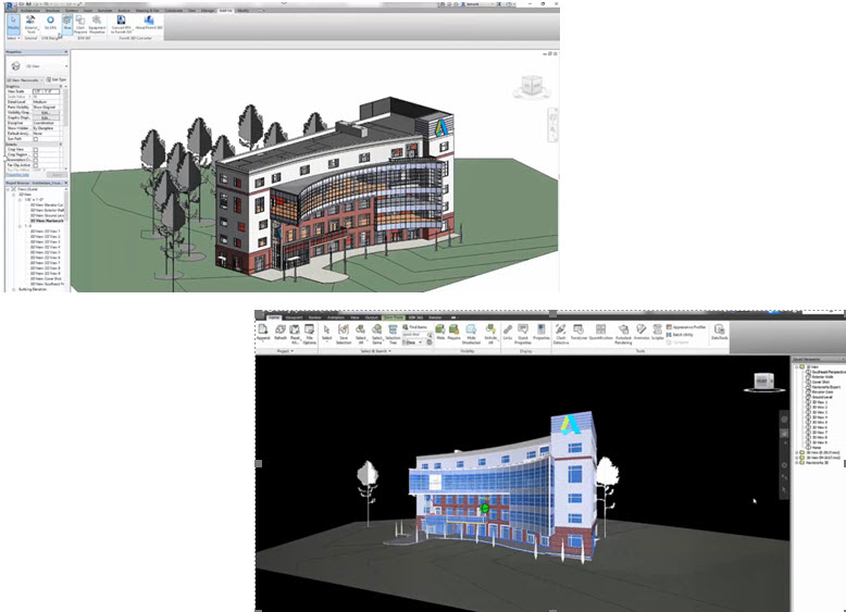 Combining native BIM files in the preconstruction phase