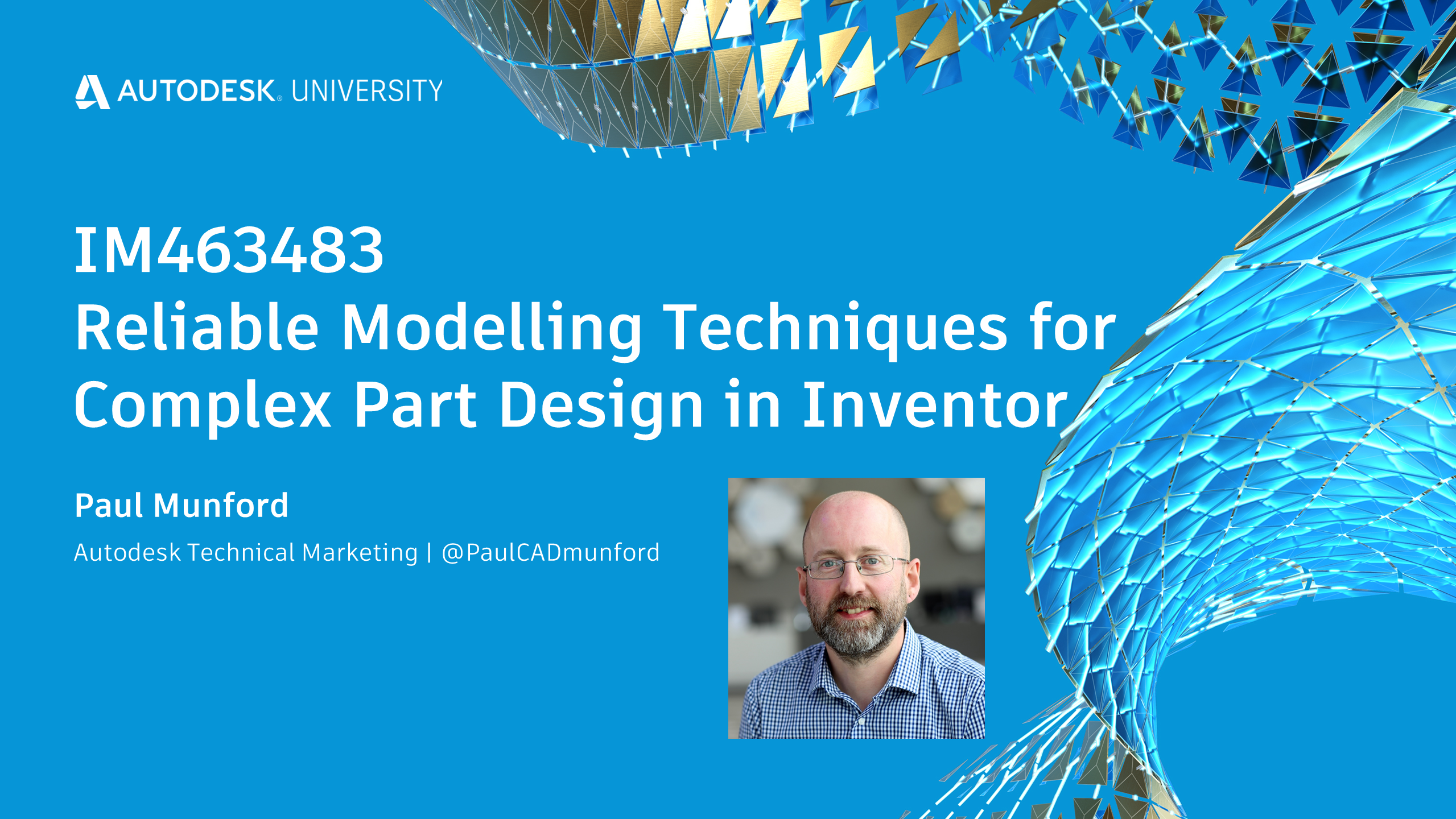 Reliable Techniques for Complex Modelling in Autodesk Inventor