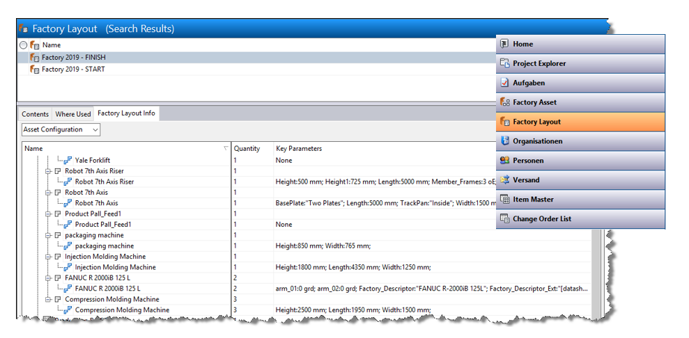 Use Vault and Factory Design Utilities to manage factory layout data