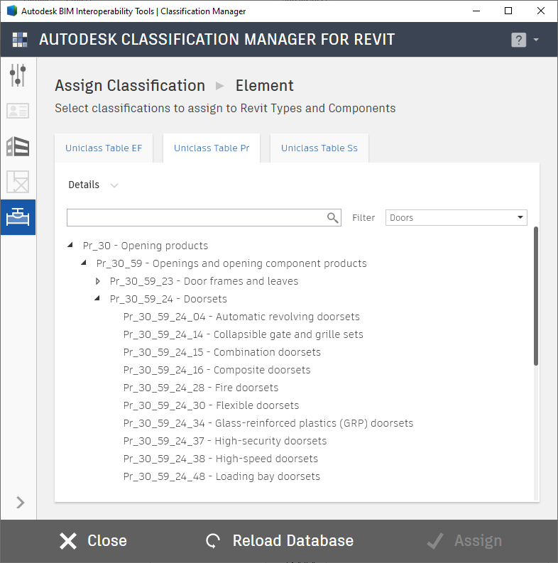 Classification Manager for Revit - Quick Start