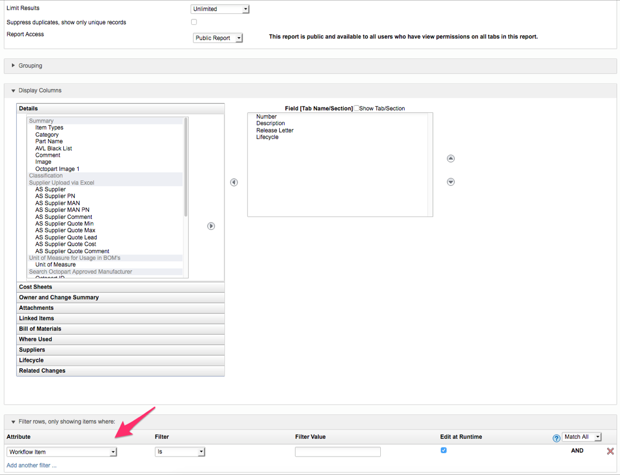 How to create an Advanced Change Order Report