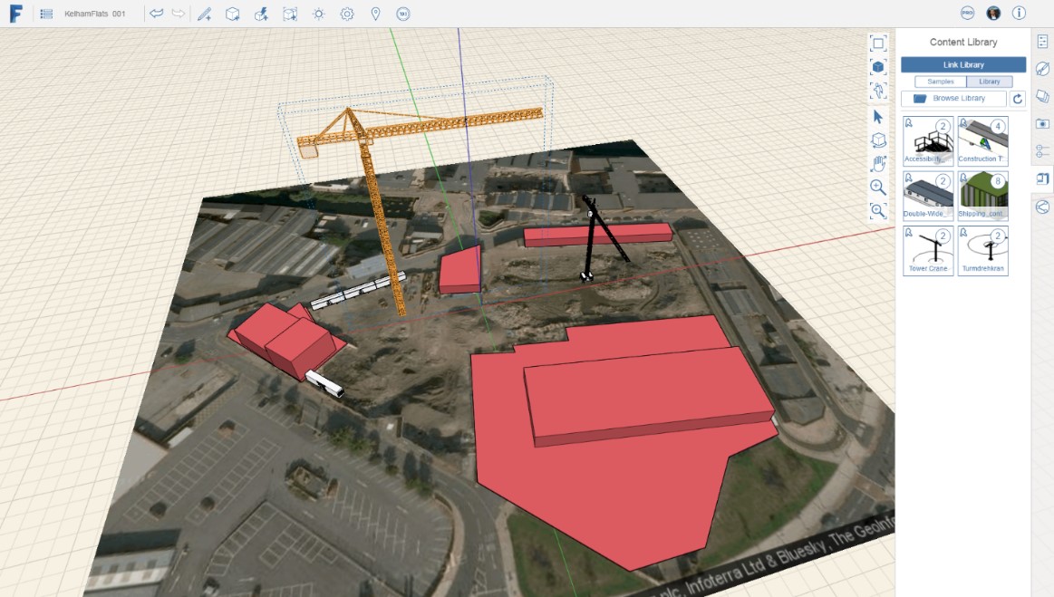Expand logistics planning in the conceptual design stage from 2D to BIM