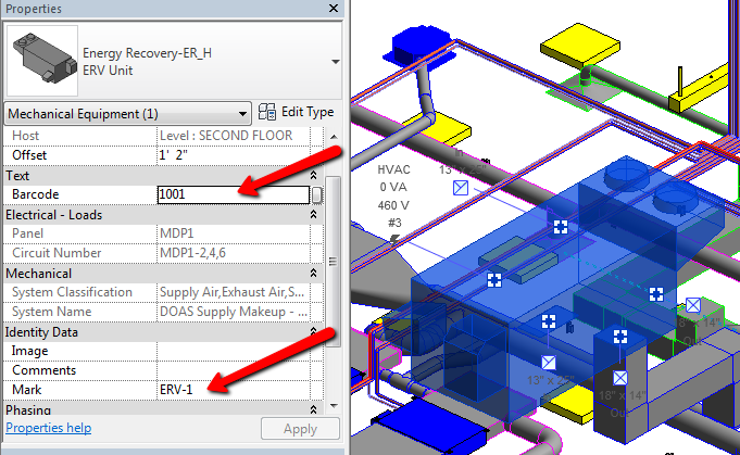 How to Attach Barcodes in Revit