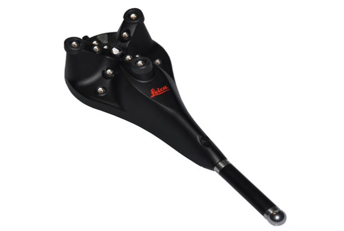 Tracking data visualization using a Leica B-Probe