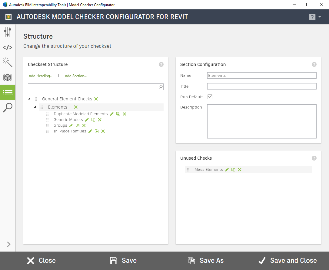 Model Checker Configurator - Build a Check