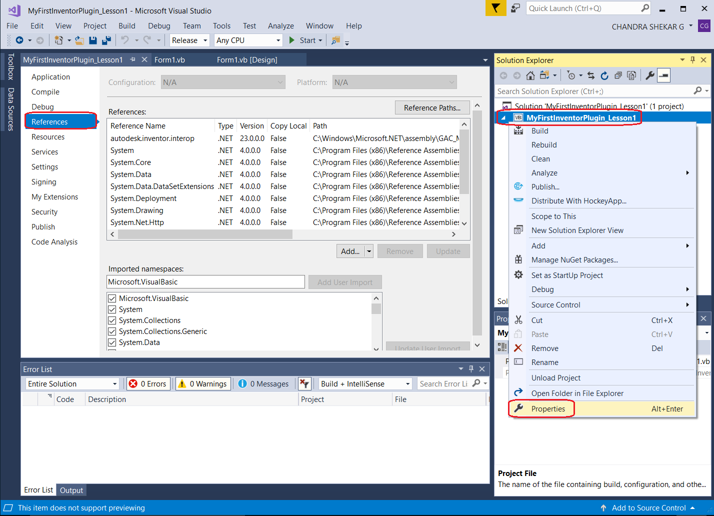 Lesson 2: Programming Overview - Autodesk Inventor