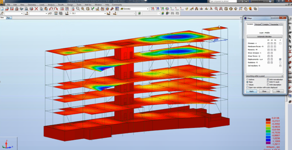 FEM analysis within a BIM workflow
