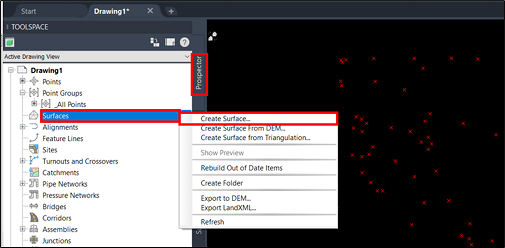 Introducing points and surfaces