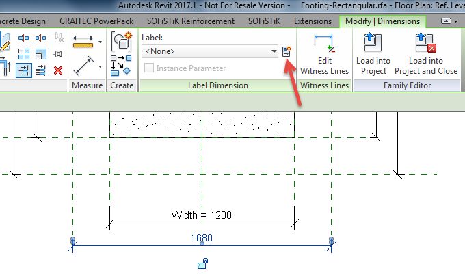 Stepped Reinforced Concrete Foundations in Revit