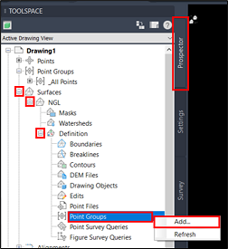 Introducing points and surfaces
