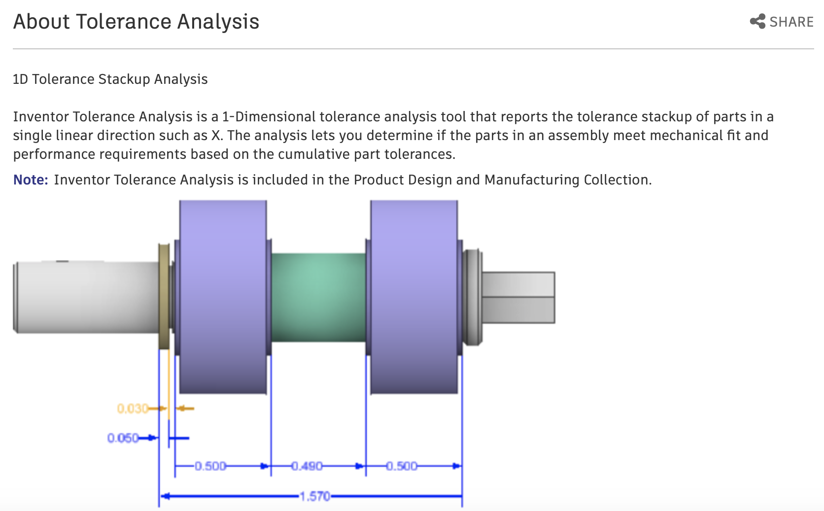 Tolerance Analysis in Autodesk Inventor