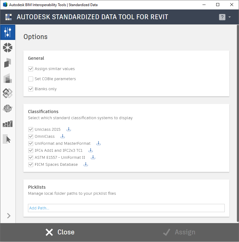 Introduction to the Standardized Data Tool for Revit