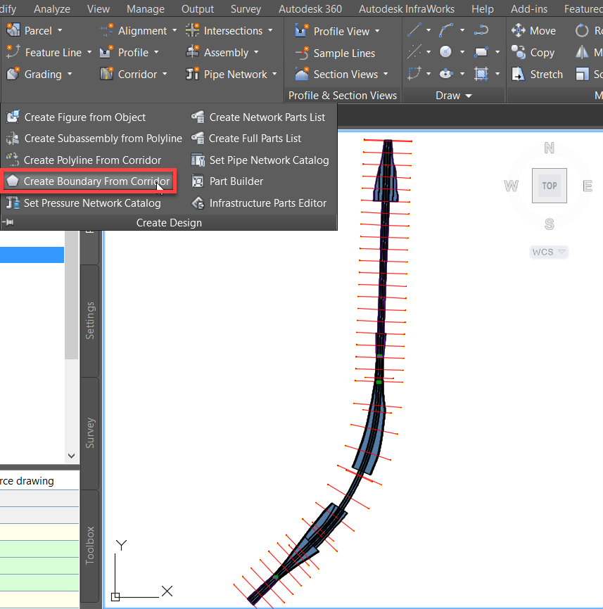 Estimate land expropriation needed for transportation projects