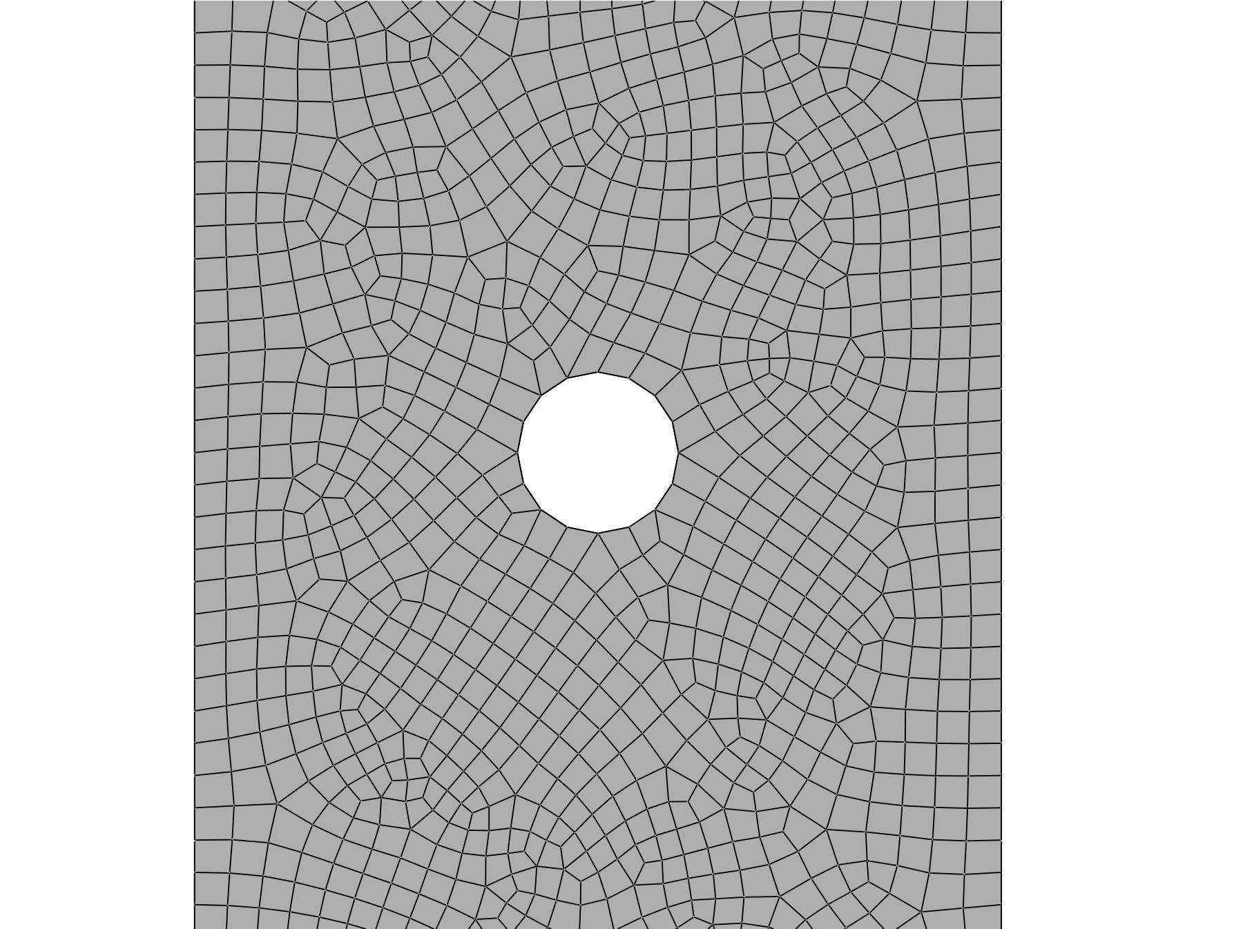 Composites Pin Board - Examining a Structured vs. Fiber Aligned Mesh