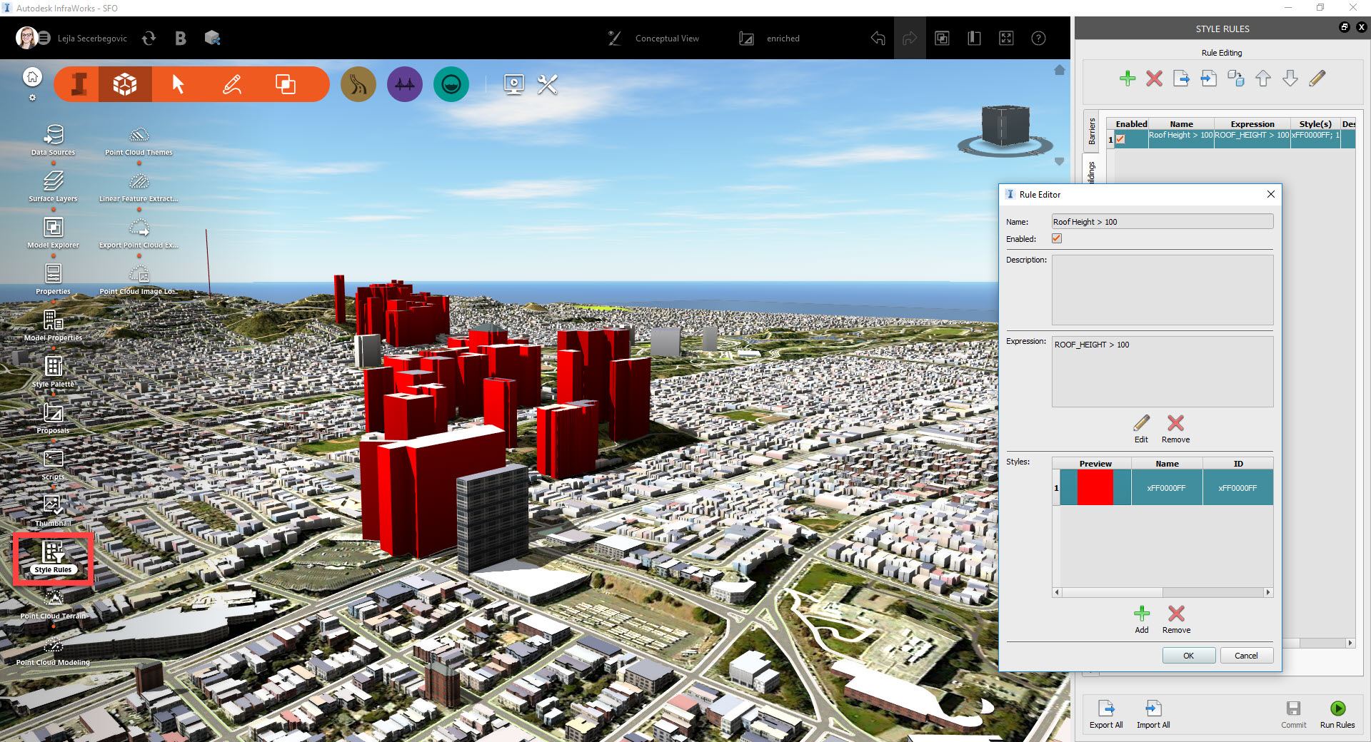 Efficient Architectural Analysis using BIM Infrastructure Tools