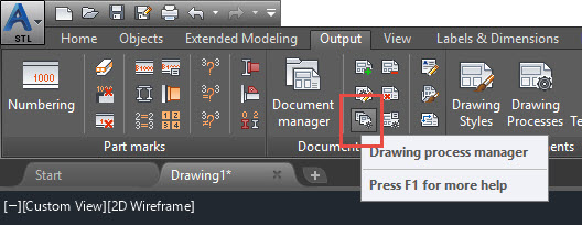Advance Steel - Process Drawing into Folders