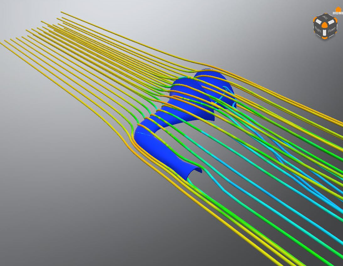 Export CFD Particle Traces for Visualisation and Rendering in VRED