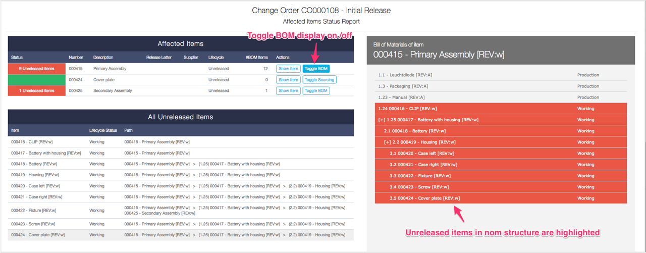 How to create an Advanced Change Order Report