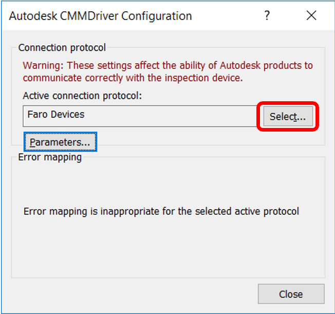 Connecting to the FaroArm Quantum S