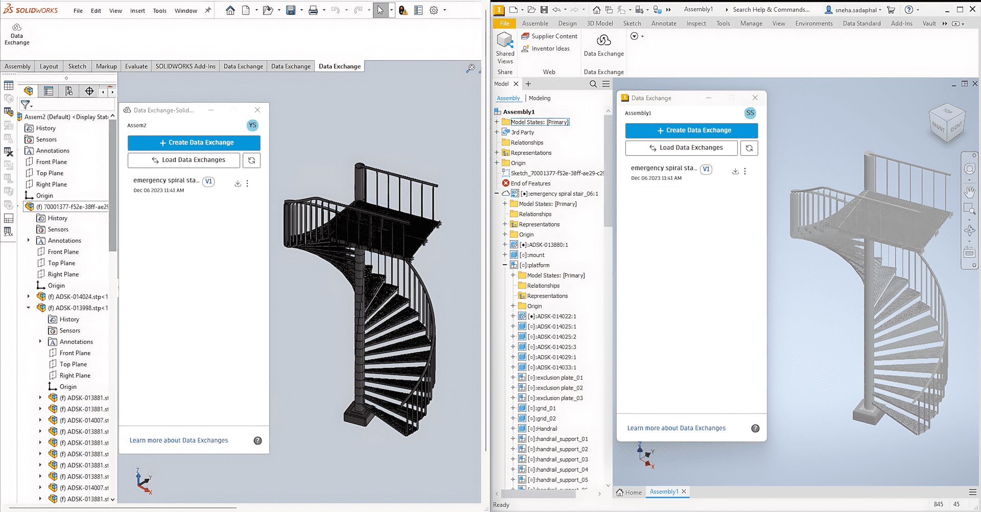 Try the Autodesk Data Exchange Connector for SolidWorks in Public Beta