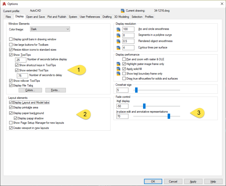 AutoCAD Options Dialog Box Explained: Part Two | AutoCAD Blog | Autodesk