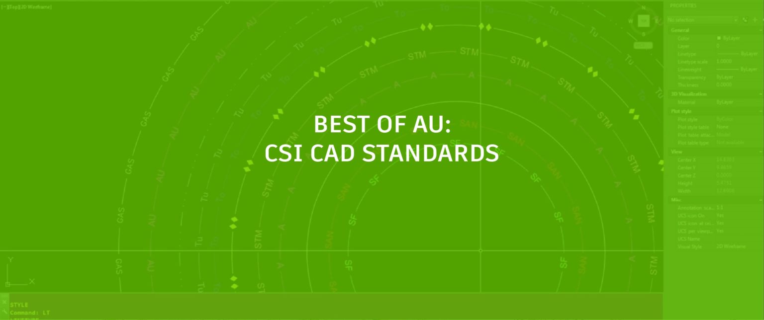 AU 2016 Video: CSI CAD Standards | AutoCAD Blog | Autodesk