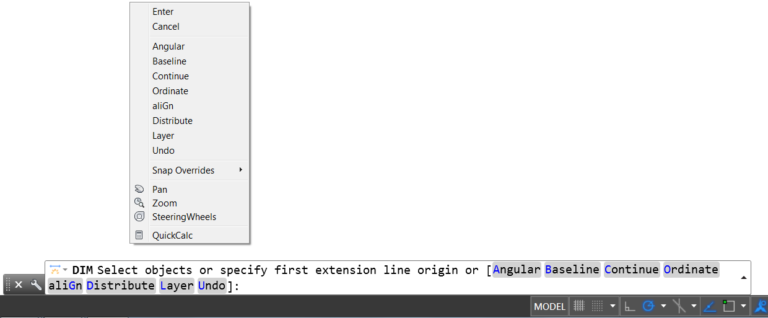 AutoCAD 2016 DIM Command Offers Faster Dimensioning