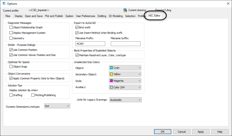 AutoCAD Options Dialog Box Explained: Part One | AutoCAD Blog | Autodesk