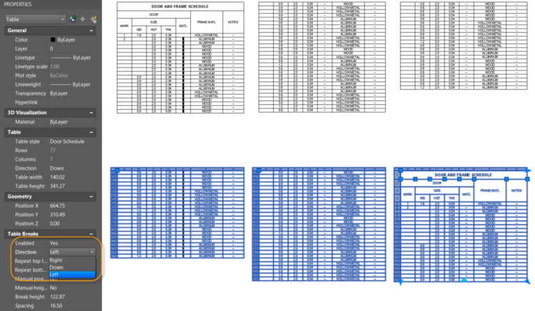 Change AutoCAD Table Direction: Tuesday Tips With Heidi | AutoCAD Blog | Autodesk