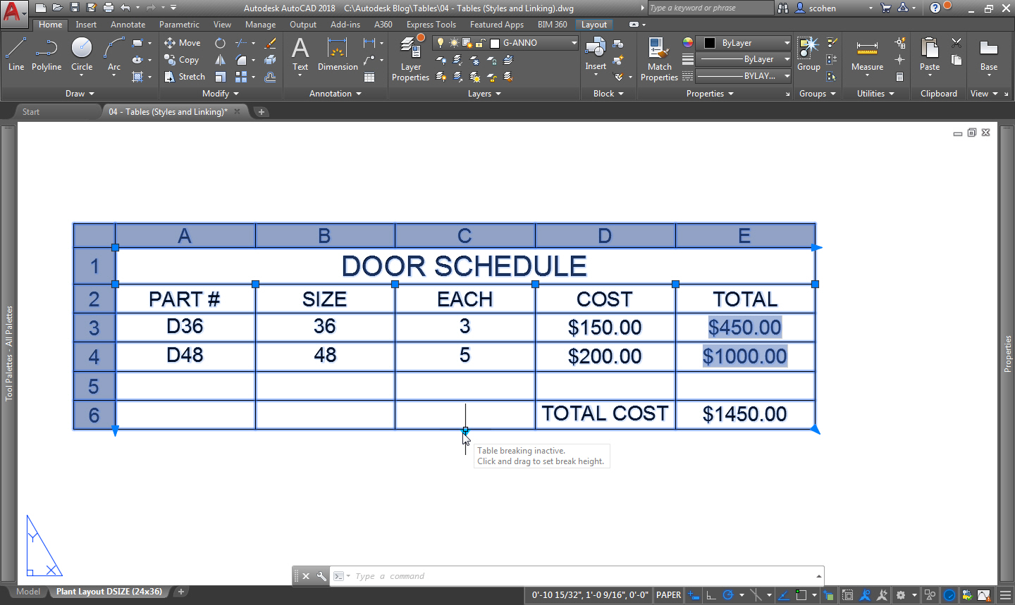 Tables: Exploring the Features and Benefits of AutoCAD | AutoCAD Blog ...