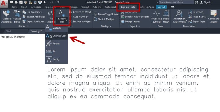 Change Case and Express Tools: Tuesday Tips With Frank | AutoCAD Blog ...