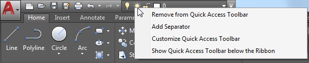 AutoCAD Quick Access Toolbar | Lynn Allen tip | Autodesk