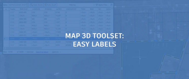 Easy Labels: How to Automate Labeling With the Map 3D Toolset | AutoCAD ...