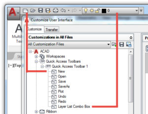 Basic AutoCAD Customization: Using the CUI to Tailor the Quick Access ...