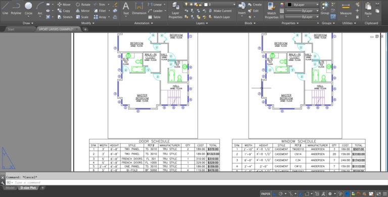 AutoCAD Viewport Overrides to Change Color, Thickness, and Linetype ...