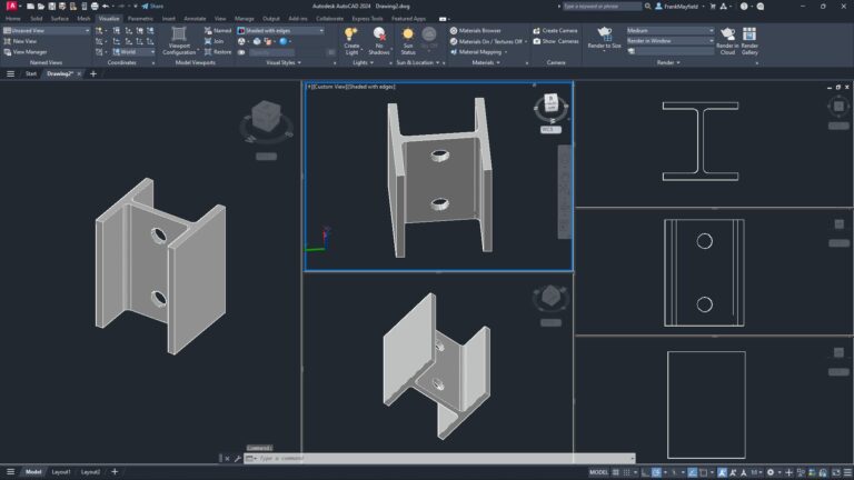 Model Space Viewports: Tuesday Tips With Frank | AutoCAD Blog | Autodesk