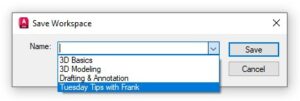 AutoCAD Workspaces and Profiles: Tuesday Tips With Frank | AutoCAD Blog ...