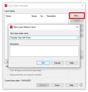 Save Your Settings With Layer States: Tuesday Tips With Frank | AutoCAD ...