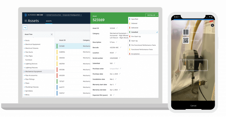 BIM 360 Assets Module: Enhance Construction Asset & Equipment Tracking
