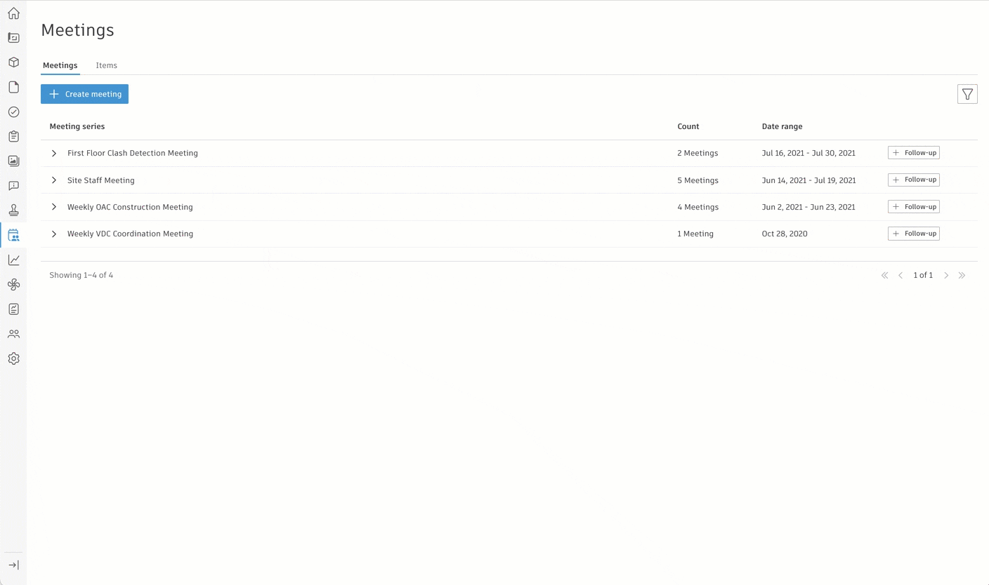 New in Autodesk Construction Cloud: Meetings Release