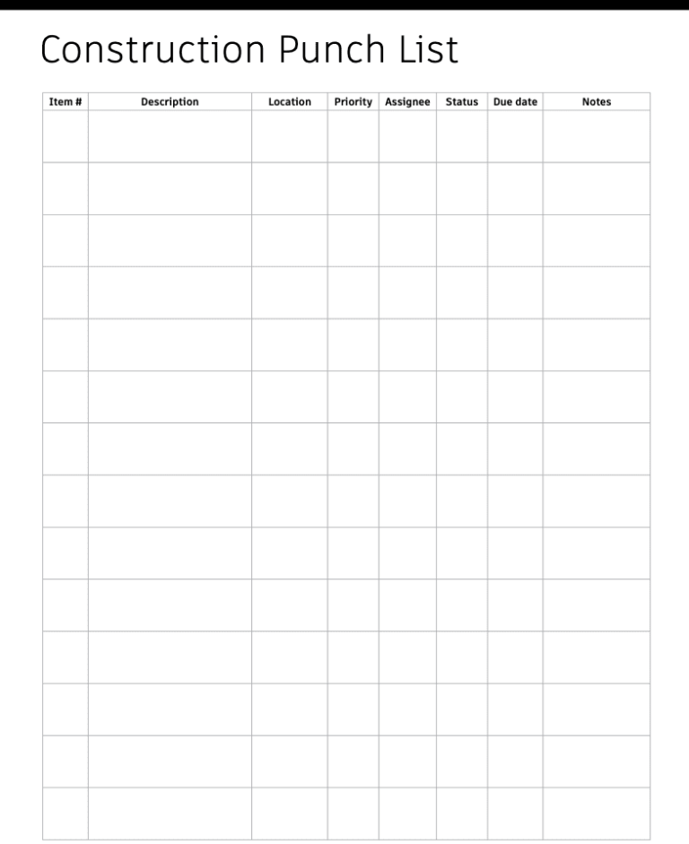 What Is a Construction Punch List? | Autodesk