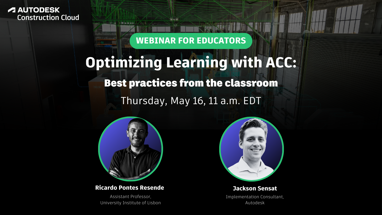 Autodesk Digital Construction School Webinar Series for Educators ...