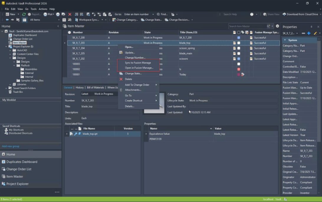 Autodesk Vault Connector for Seamless PDM and PLM Integration - Design & Manufacturing