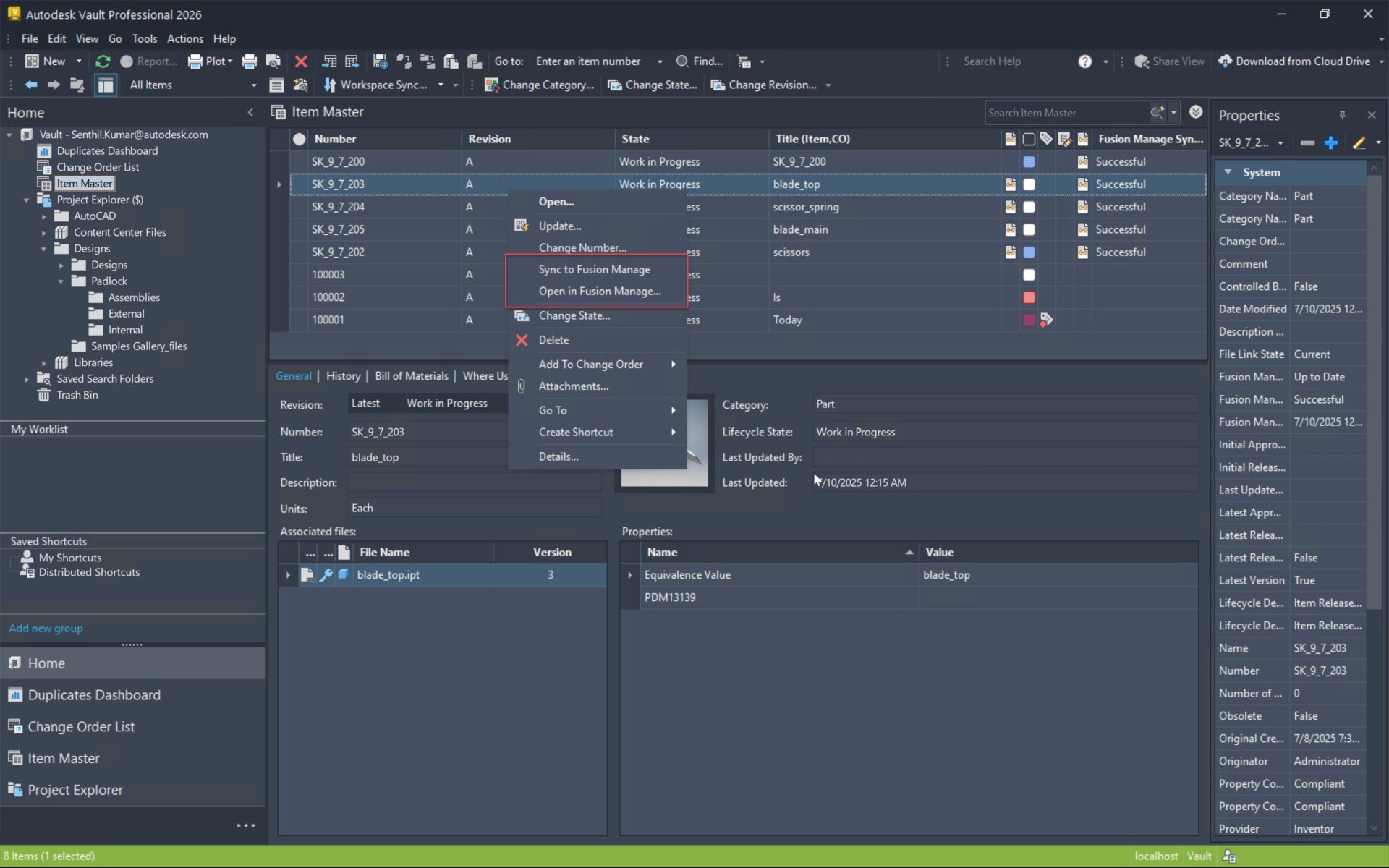 What's New in Autodesk Vault 2026.1 - Design & Manufacturing
