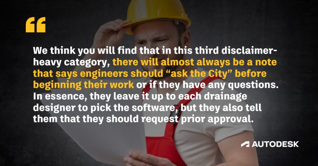 Can you use InfoDrainage? What to do when an official drainage design ...