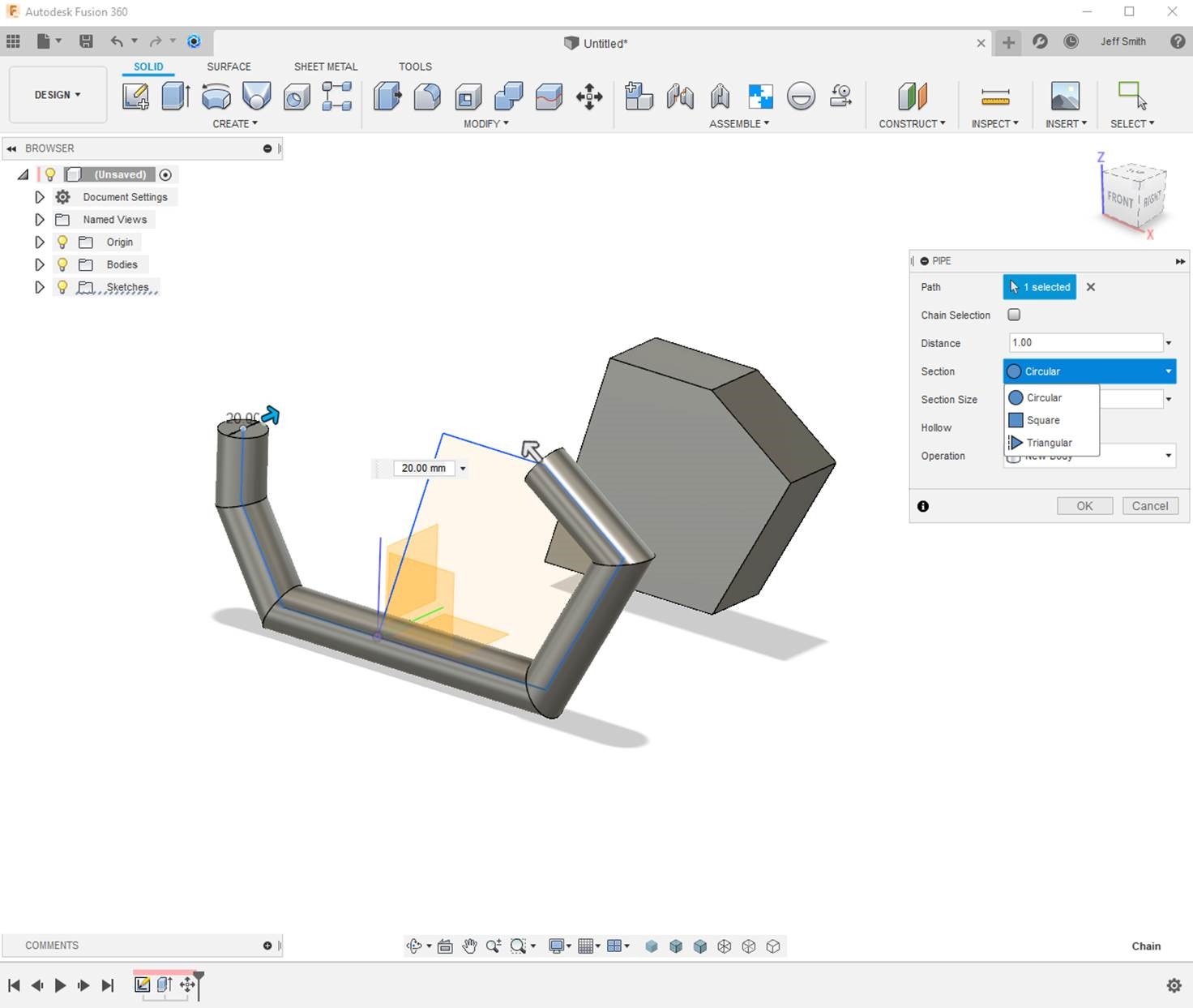 Tech Tip: Using the Pipe Command in Designs/Solids - Fusion Blog