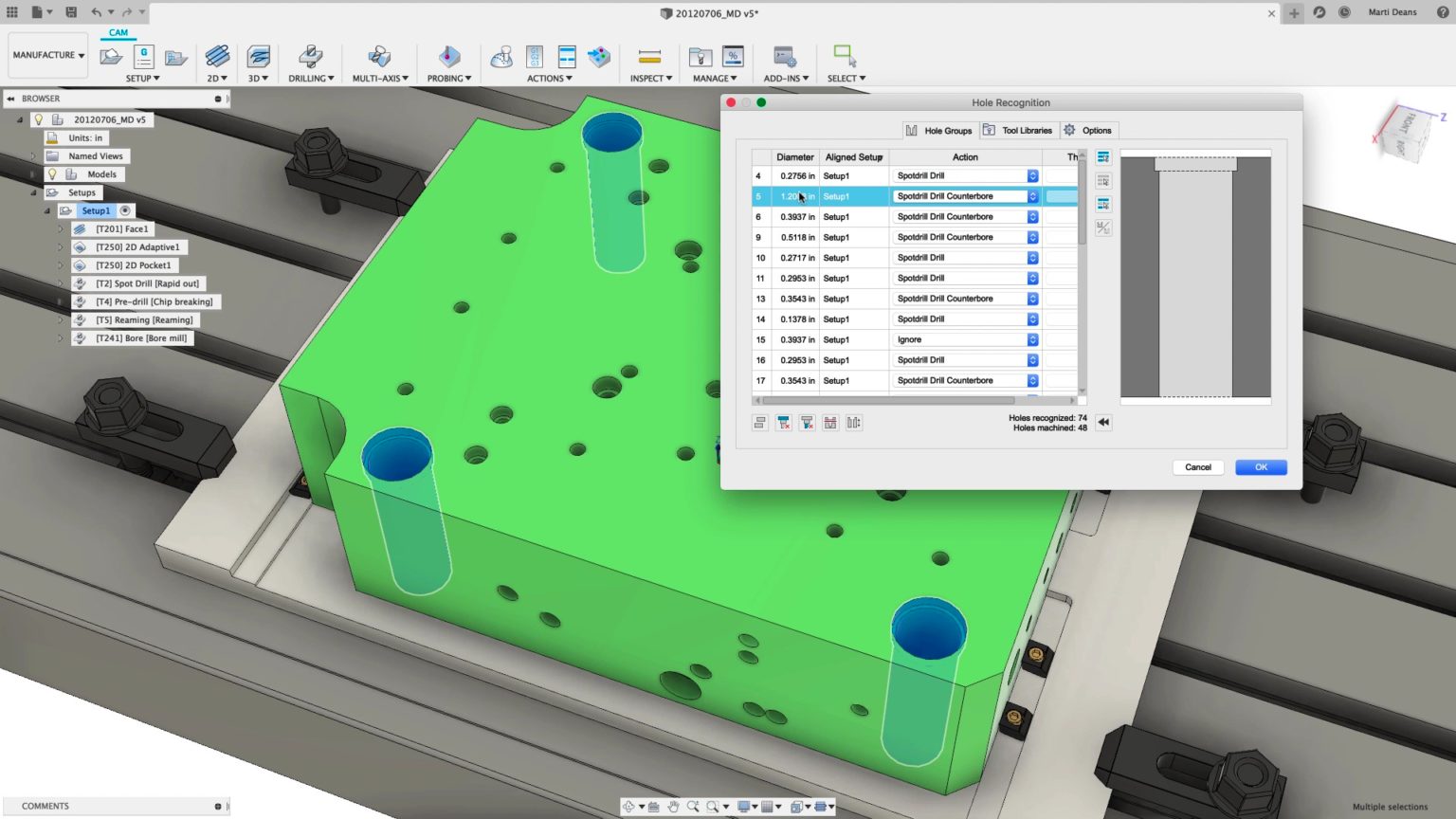 Automating Hole Recognition and Drilling in Fusion 360 - Fusion Blog