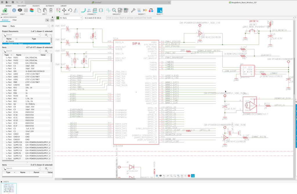 Edit your Autodesk EAGLE electronic design files