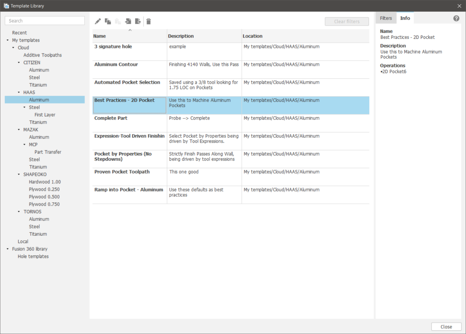 Manufacturing Templates and the New Template Library - Fusion Blog