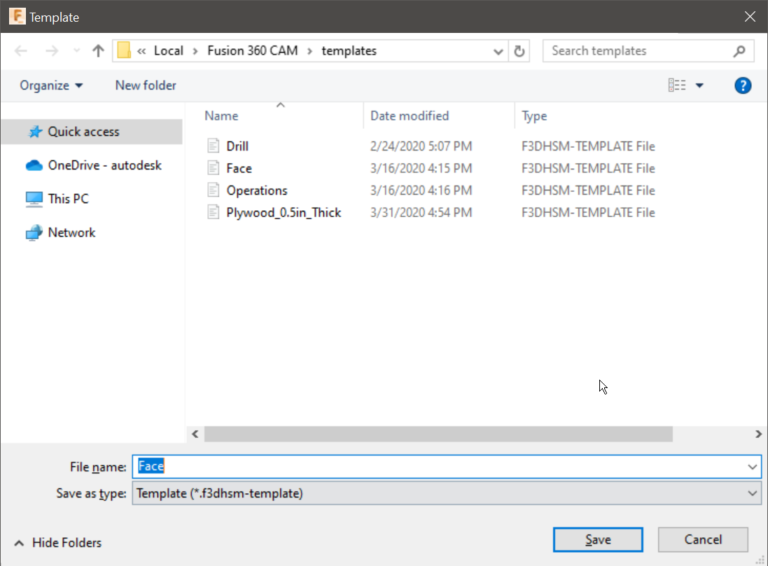 Manufacturing Templates and the New Template Library - Fusion Blog